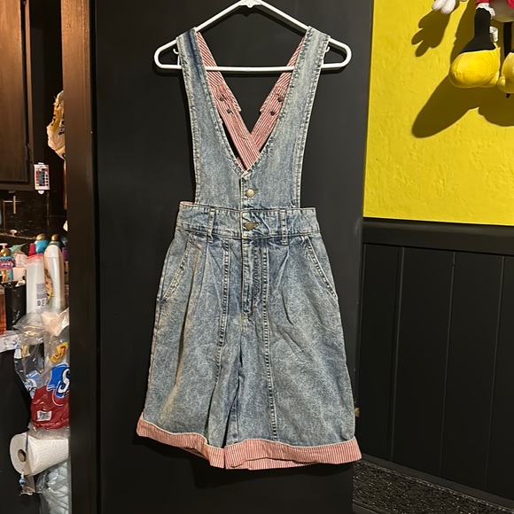 Vintage | Shorts | Vtg 8s 90s Mom Jean Overalls Sz 7 | Poshmark